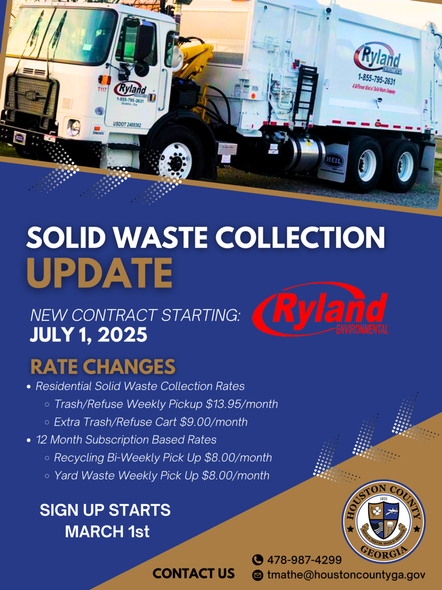 Solid Waste Collection - Public Works - Houston County